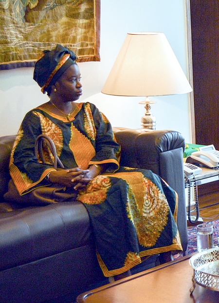 Senhora embaixadora do país de Senghor - Mural do Paraná