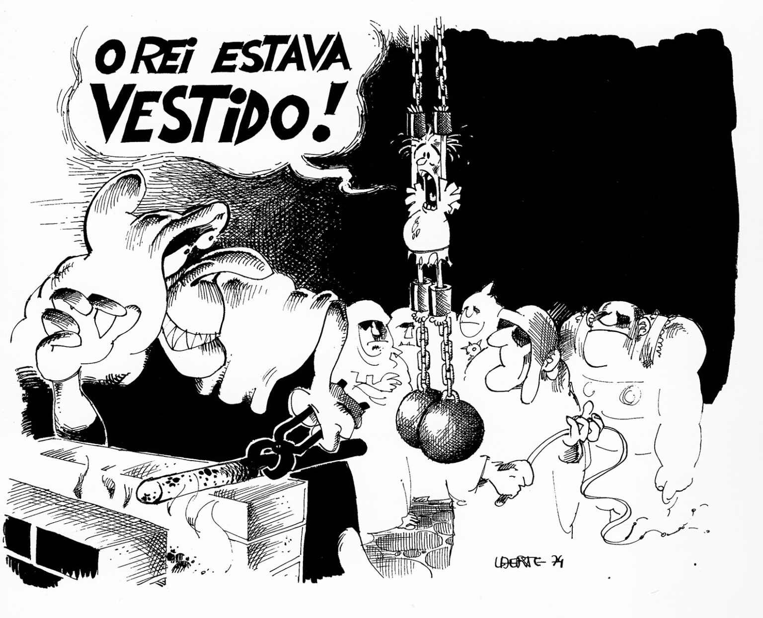 O universo da cartunista Laerte na Caixa Cultural - Mural do Paraná