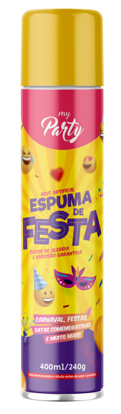 Lançamento da espuma de festa é novidade para o Carnaval